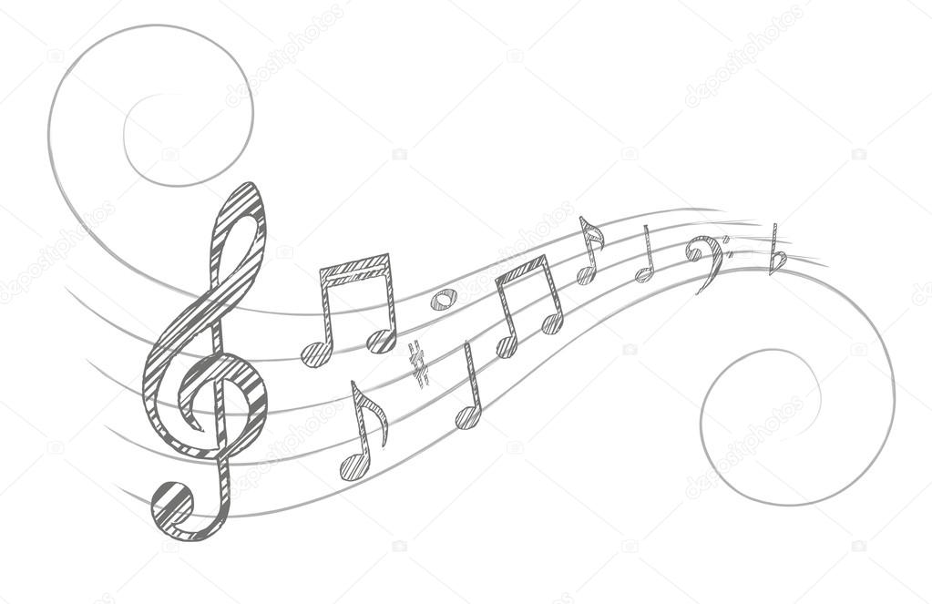 Stylized music notes. Stock Vector Image by ©Designer_an #120810050