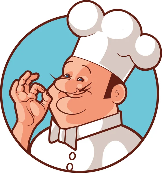 Happy chef logo Stock Vector Image by ©leopolis #8537019