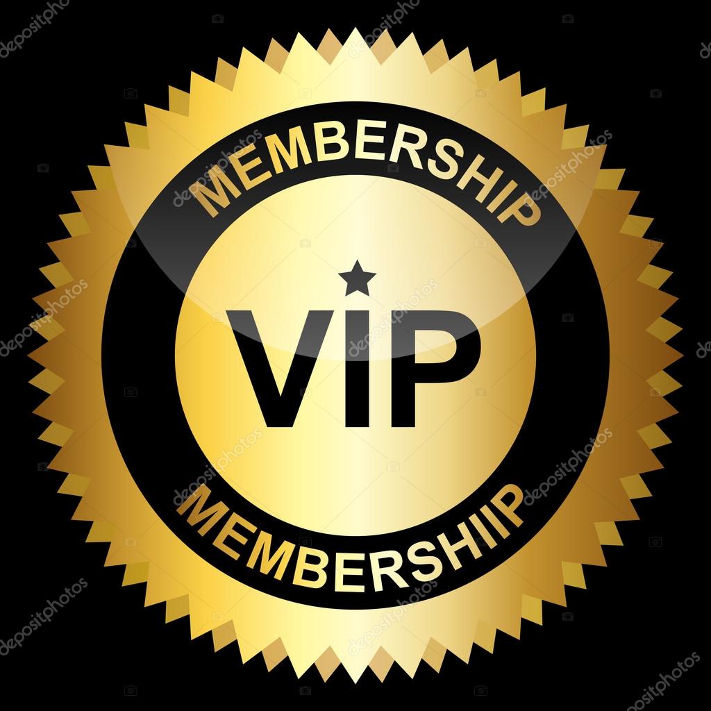 VIP membership golden badge Stock Vector Image by ©mrhighsky #94503152