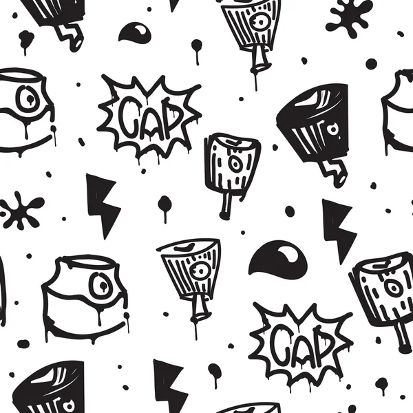 Graffiti seamless pattern Stock Vector Image by ©Vanzyst #117659670