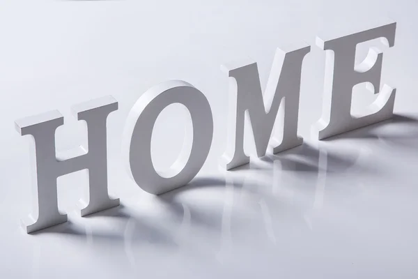 Letras blancas con palabra HOME: fotografía de stock © AY_PHOTO ...