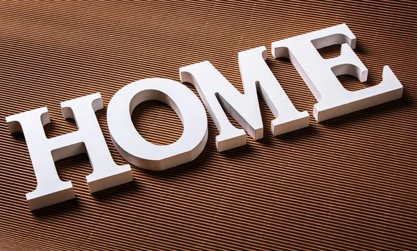 Letras blancas con palabra HOME: fotografía de stock © AY_PHOTO ...