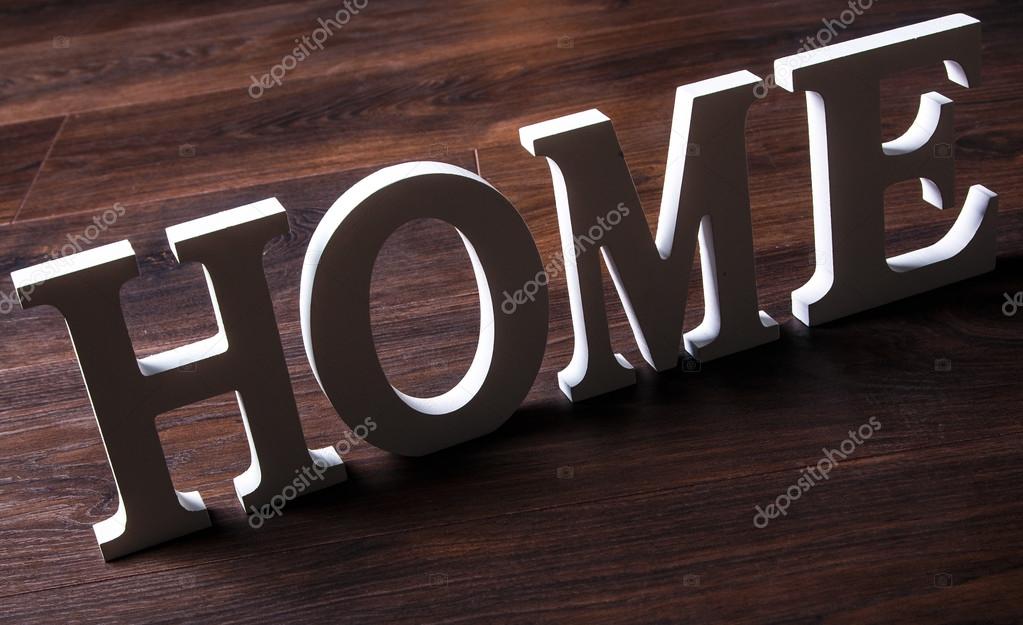 White letters with word HOME Stock Photo by ©AY_PHOTO 110044846