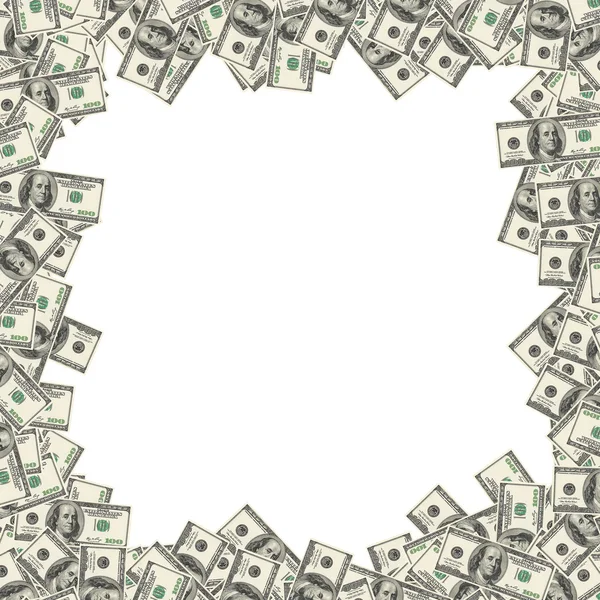 Frame of the american hundred dollar bills money Stock Photo by ©EM ...