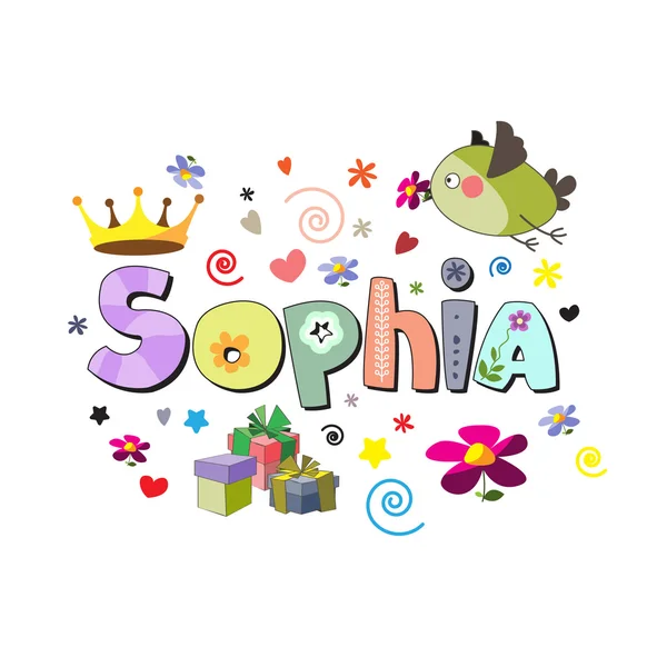 The Original Spelling Of The Word Isabella — Stock Vector © Счастье
