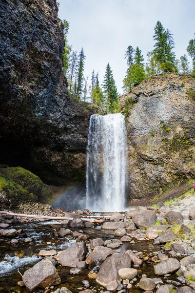 Moul Falls, Wells Gray Provinicial Park, BC, Canada - Stock Image ...