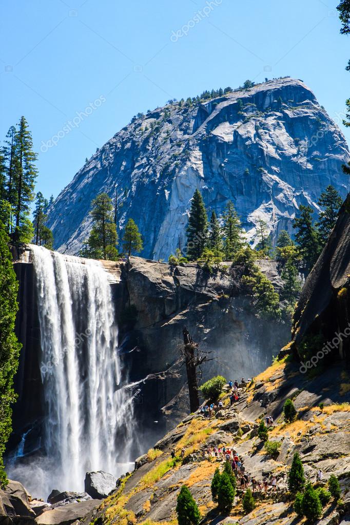 Vernal Falls, Yosemite National Park, California, USA Stock Photo by ...