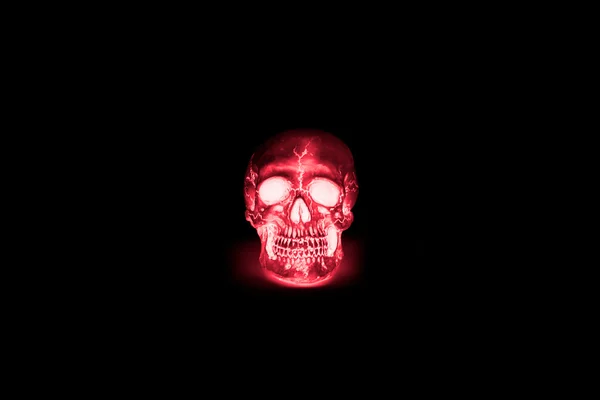 Crânio humano no fundo branco isolado . fotos, imagens de © reungrit ...