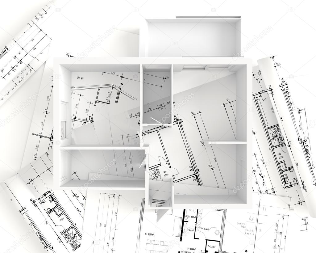 House plan top view - interior design Stock Photo by ©ingridat 69520401