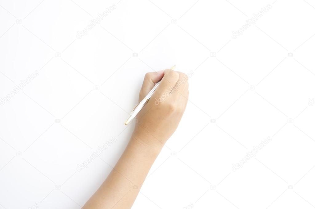 Woman hand writing Stock Photo by ©ammza12 55015271