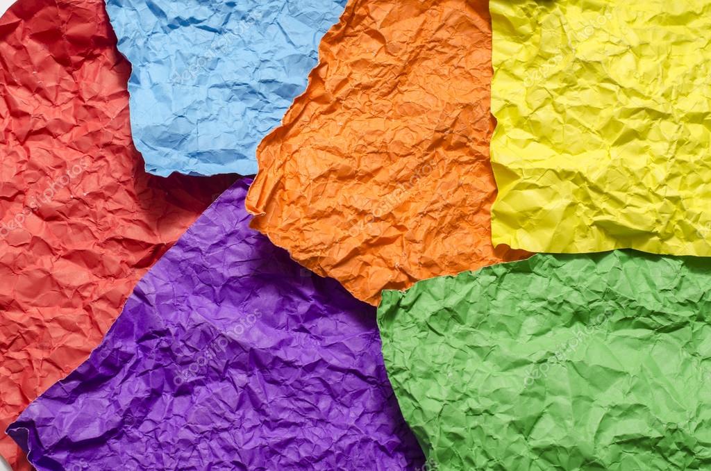 Colour crumpled paper texture Stock Photo by ©ammza12 55945097