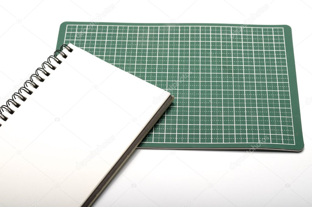 Notebook and cutting mat — Stock Photo © ammza12 #60588893