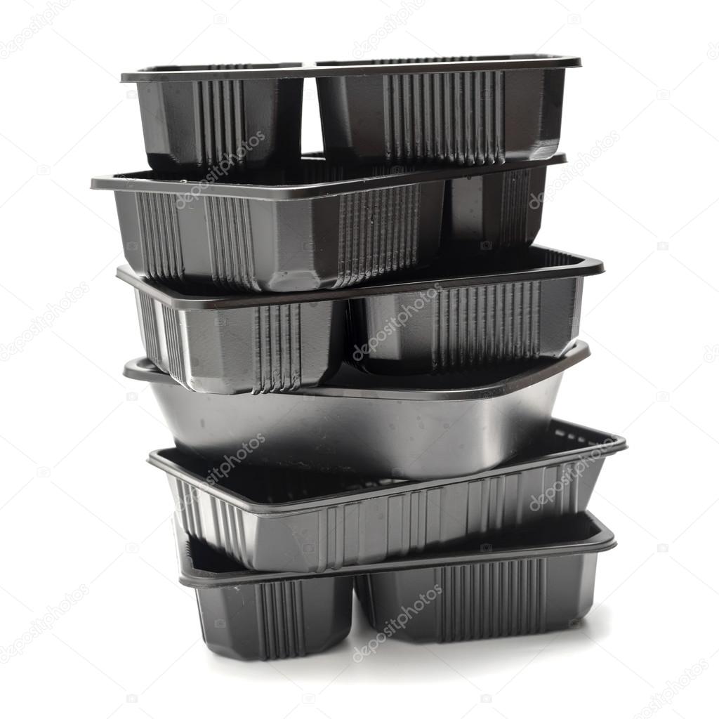 Stack of plastic food container Stock Photo by ©ammza12 73557681