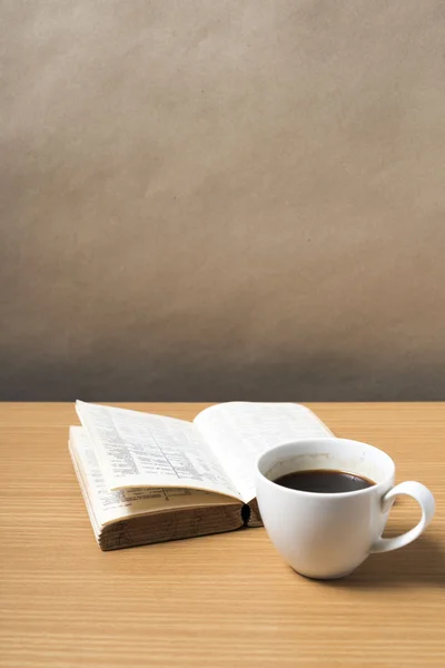 Open book with coffee Stock Photo by ©ammza12 78087306