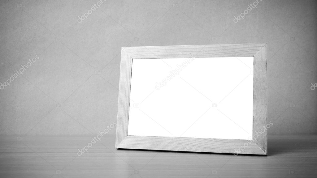 Picture frame on table — Stock Photo © ammza12 #80006034