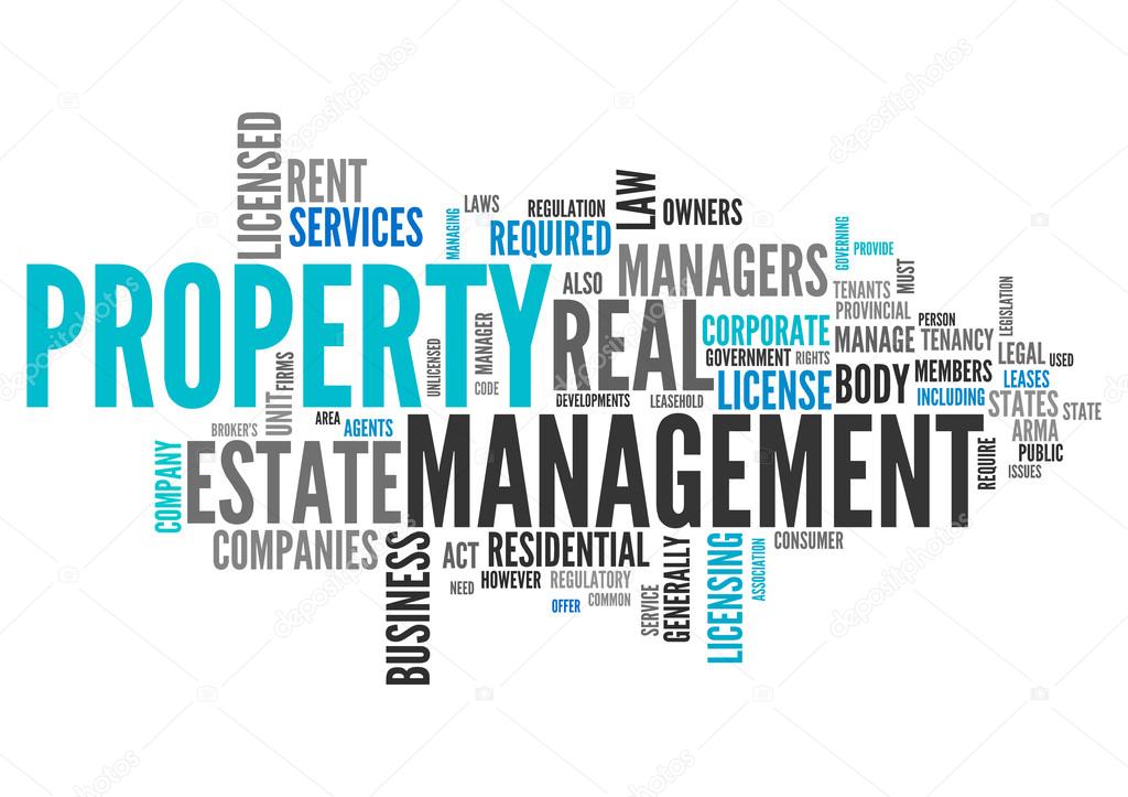 Word Cloud Property Management — Stock Photo © mindscanner #103451484