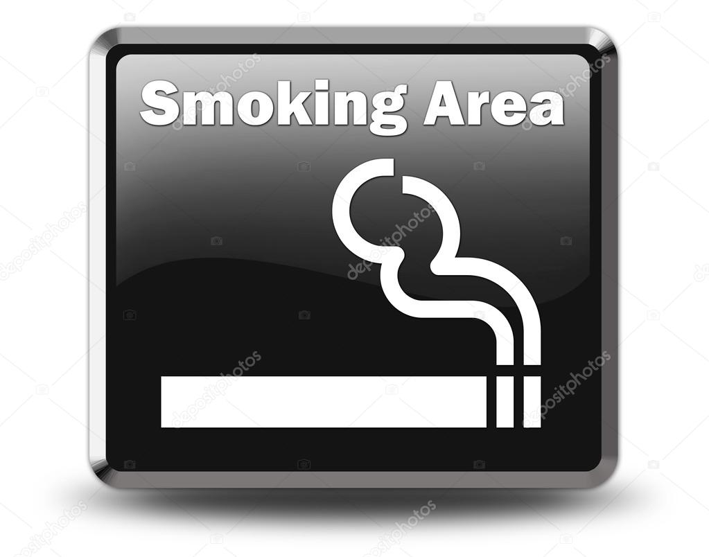 Icon, Button, Pictogram Smoking Area — Stock Photo © mindscanner #56193975