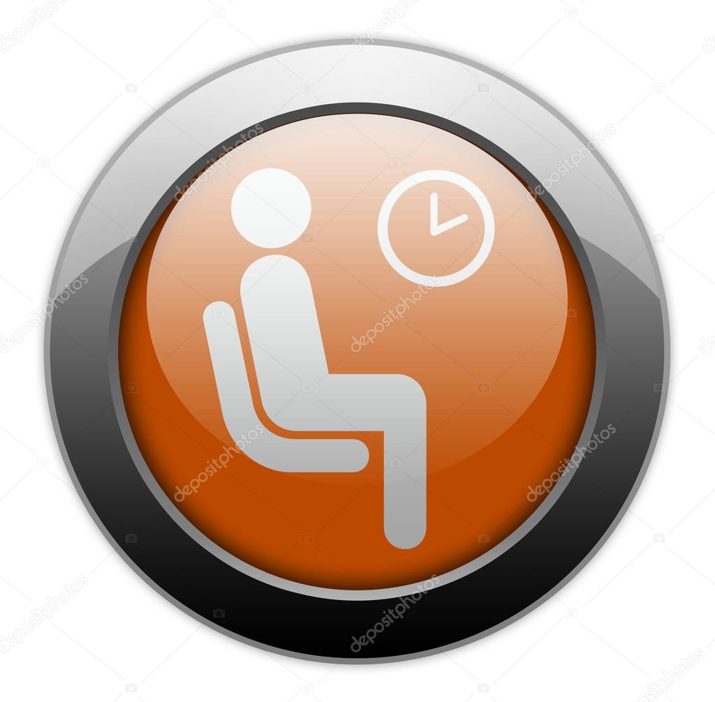 Icon, Button, Pictogram Waiting Room Stock Photo by ©mindscanner 58347421