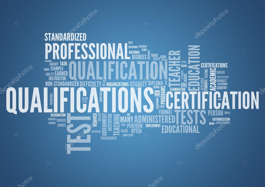 Word Cloud Qualifications Stock Photo by ©mindscanner 64712351