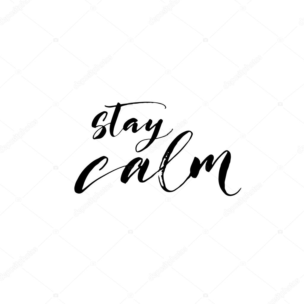 Stay calm card Stock Vector Image by ©gevko93 #101351502