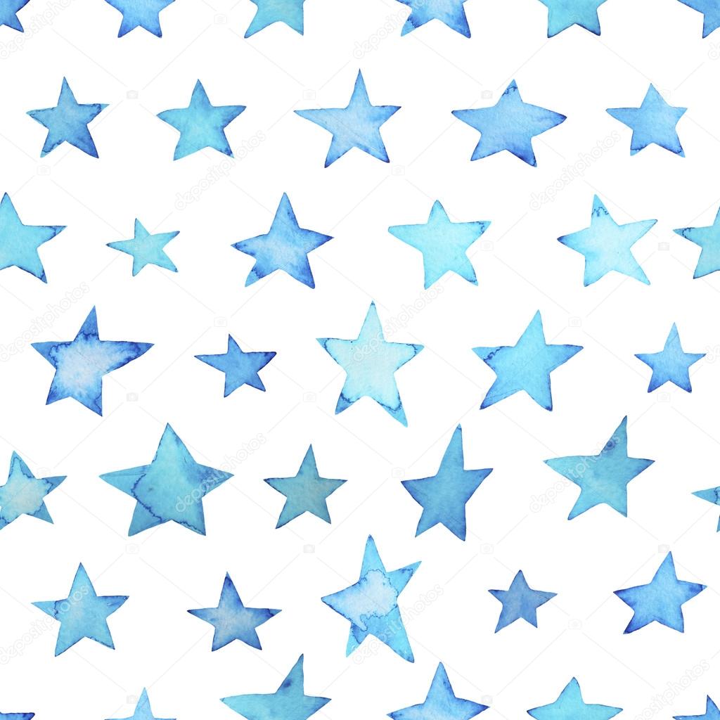Hand drawn painted stars. Stock Illustration by ©gevko93 #112301884