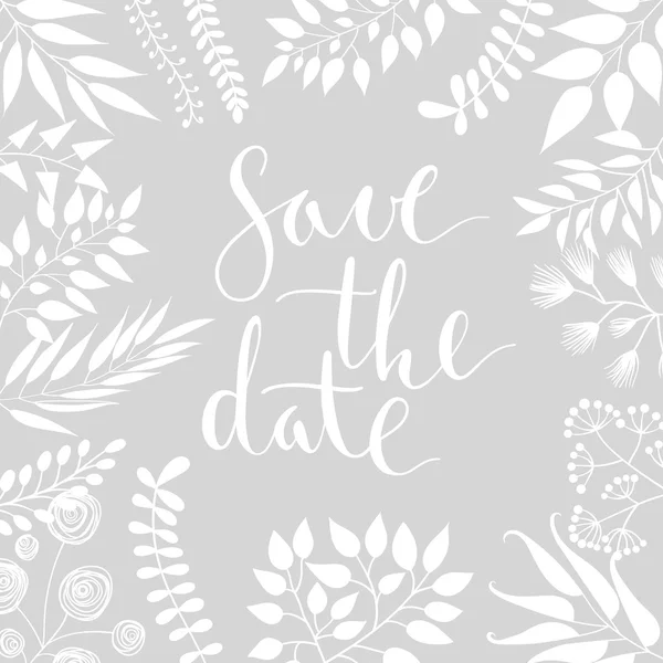 Save the date, ink hand lettering. Stock Vector by ©gevko93 90580382 Save the date, ink hand lettering. Stock Vector by ©gevko93 90580382