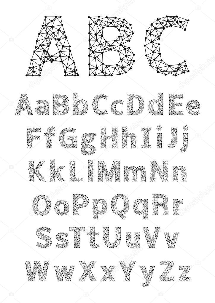 English alphabet. Vector illustration Stock Vector Image by ©samarka ...