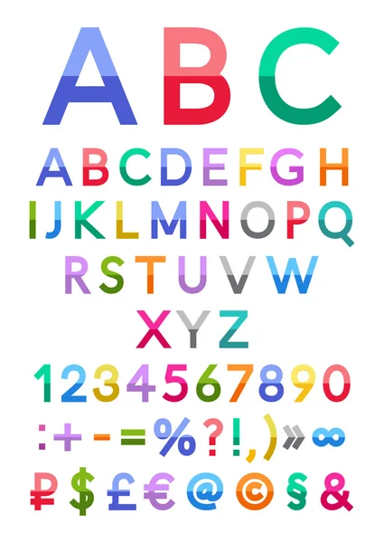 English alphabet. Vector illustration Stock Vector by ©samarka 109620460