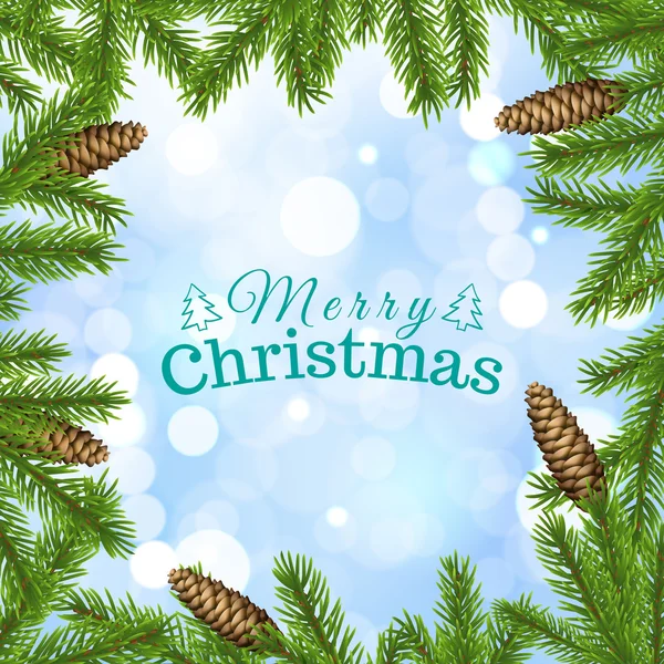 Natural christmas background Vector Art Stock Images | Depositphotos