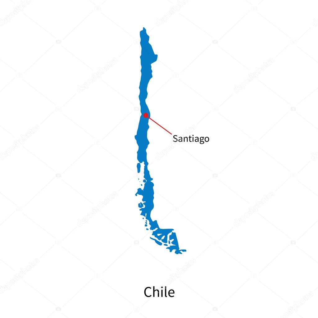 Chile Mapa Capital