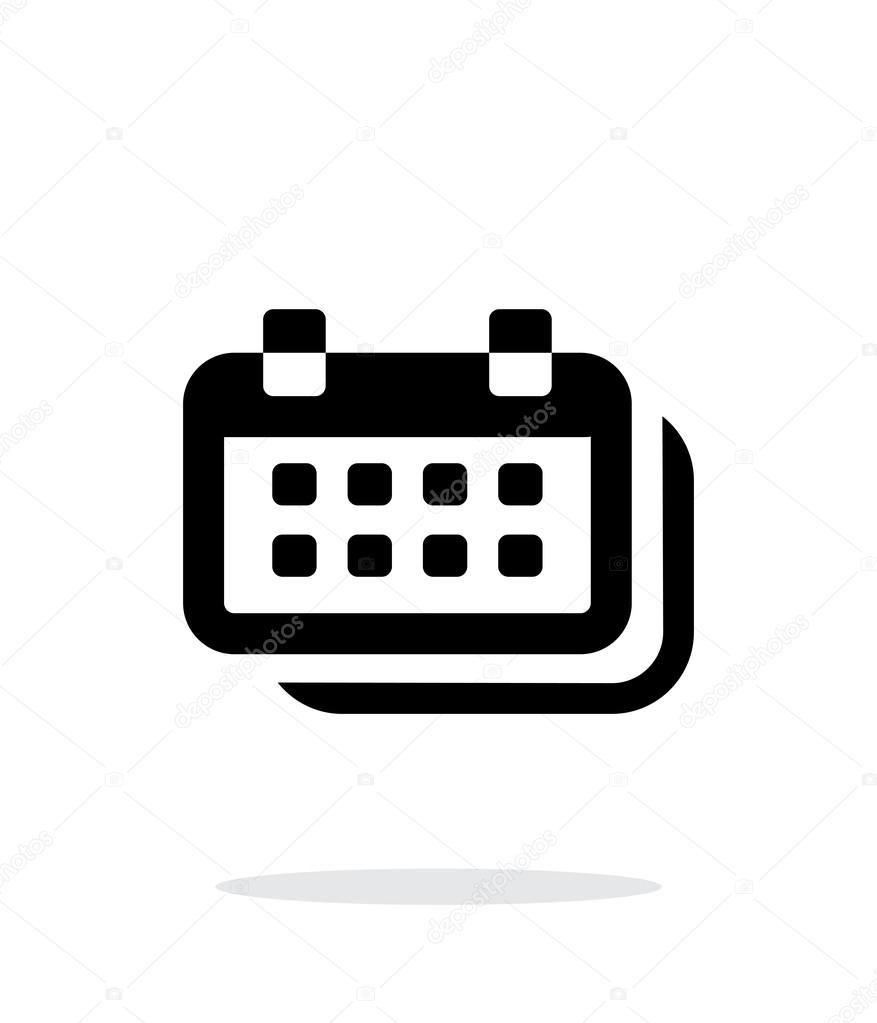 Calendars simple icon on white background. Stock Vector by ©tkacchuk ...