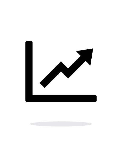 Graph up icon on white background. Stock Vector Image by ©tkacchuk ...