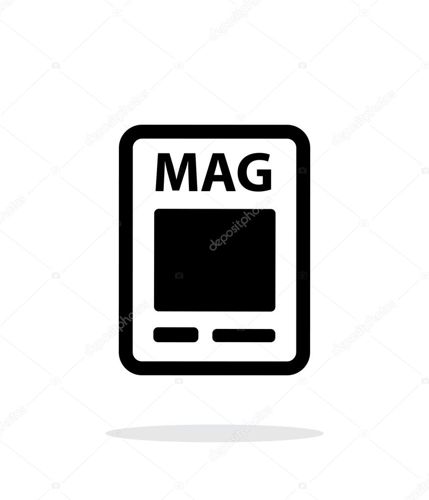 Magazine icon on white background. Stock Vector by ©tkacchuk 59726151