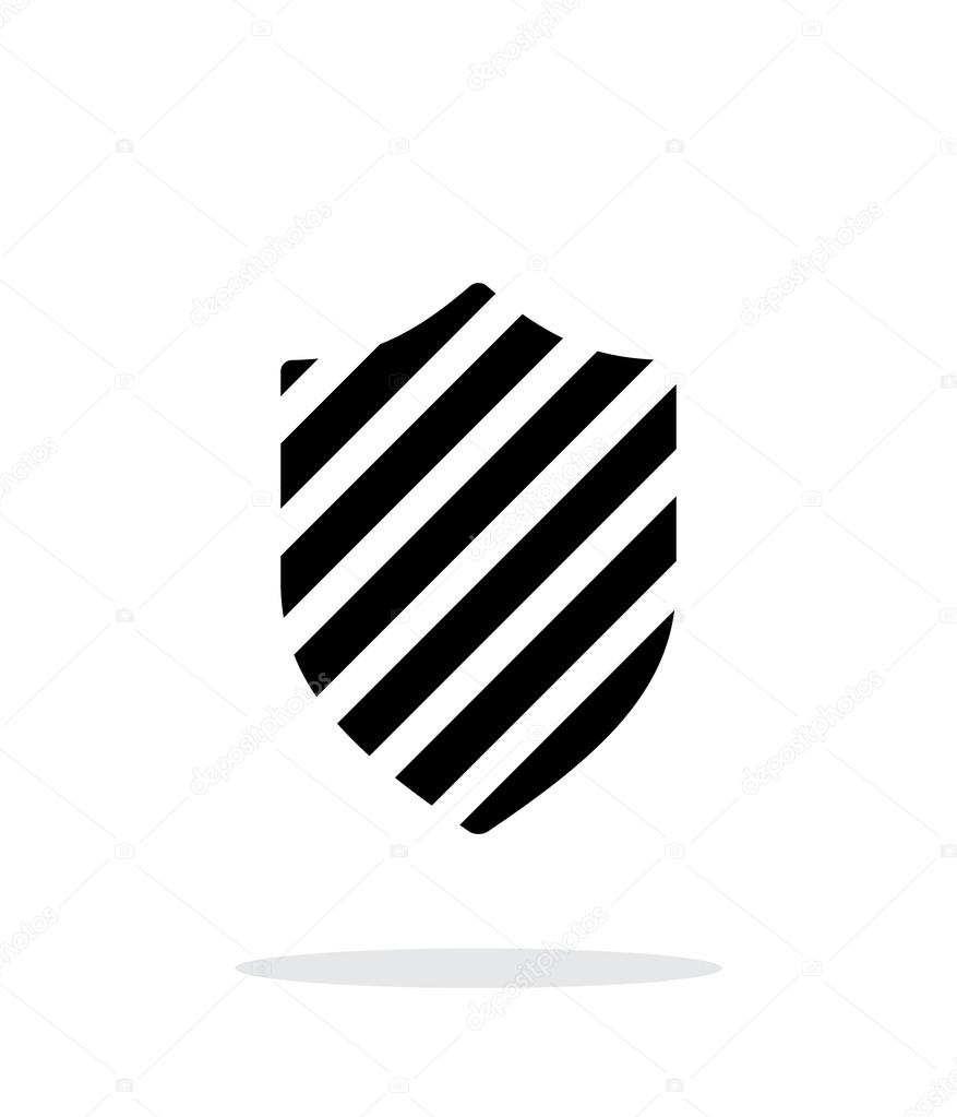 Shield icon on white background. Stock Vector by ©tkacchuk 60059057