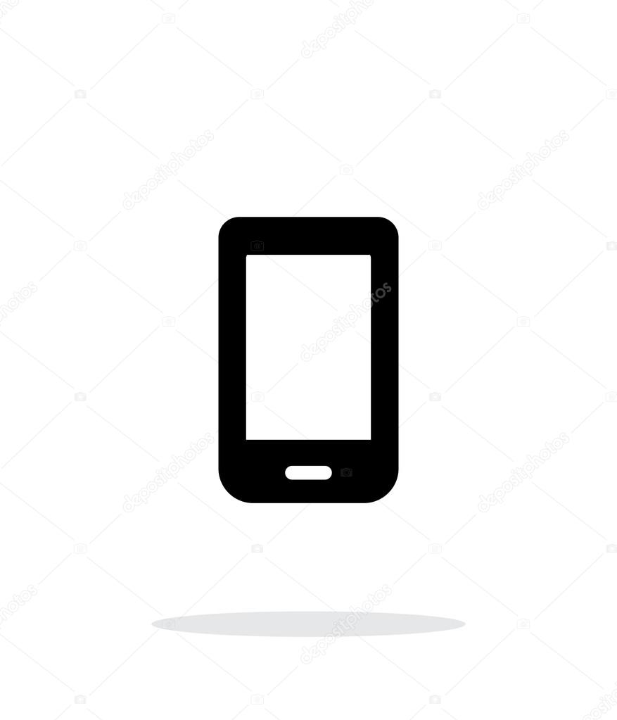 Mobile phone icon on white background. Stock Vector by ©tkacchuk 60267993
