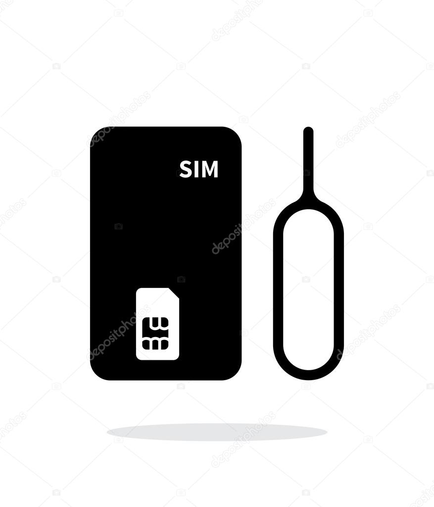 Standard SIM simple icon on white background. Stock Vector by ©tkacchuk 70746211