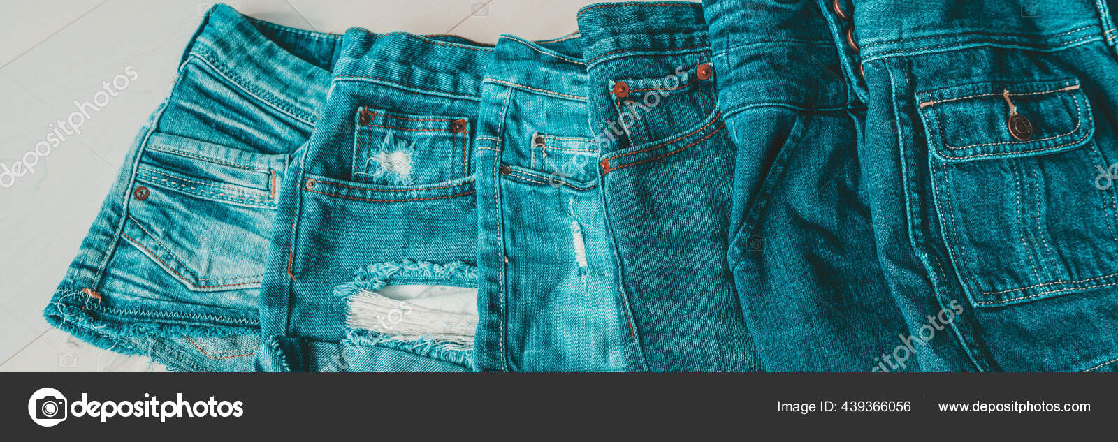 Distressed Denim Fabric