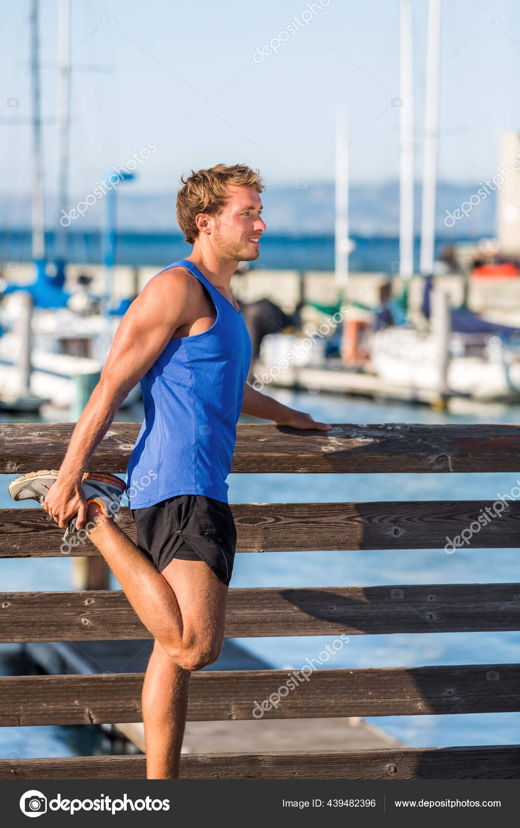 Legs Before And After Running