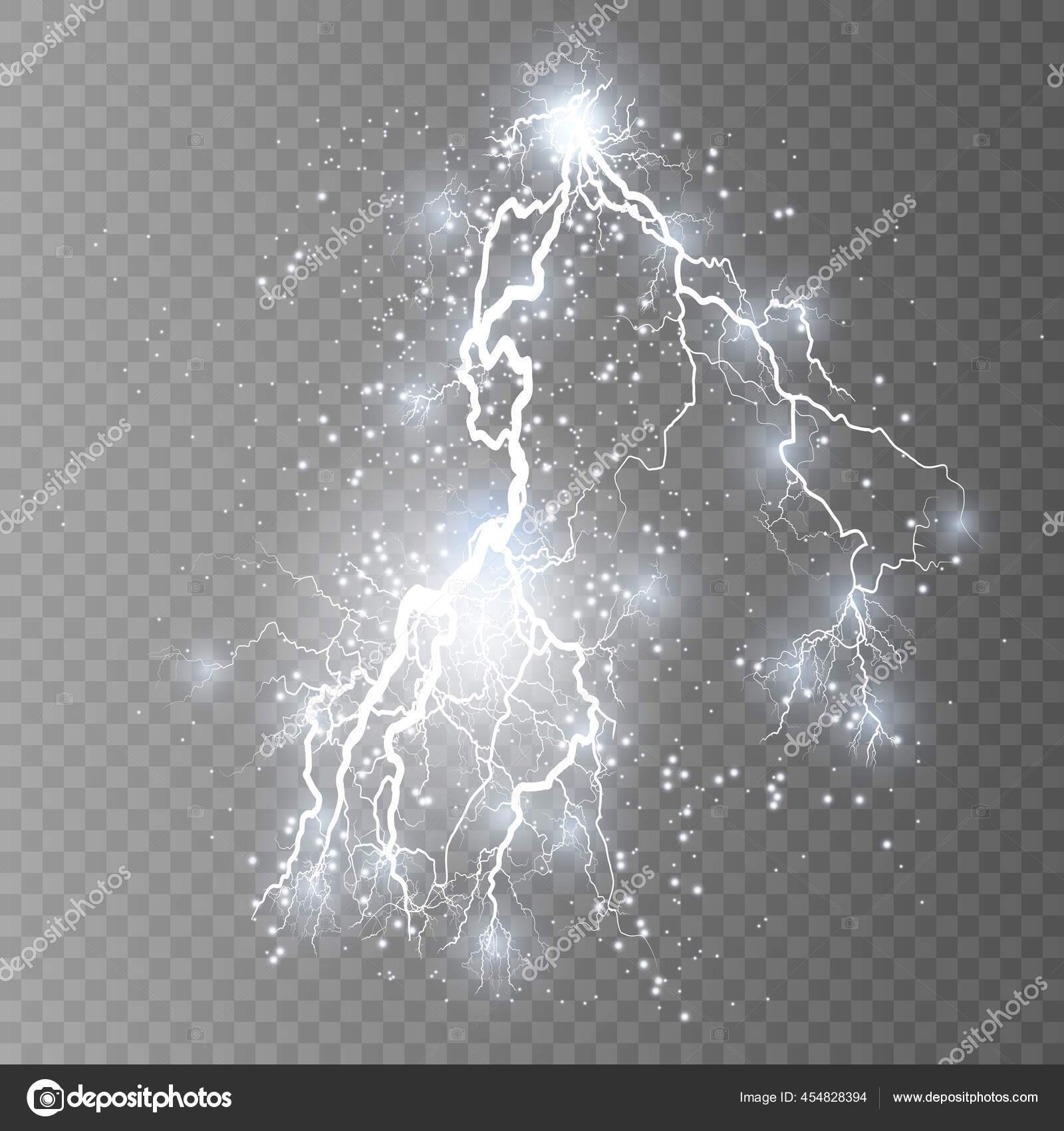 Lightning Bolt Black Background