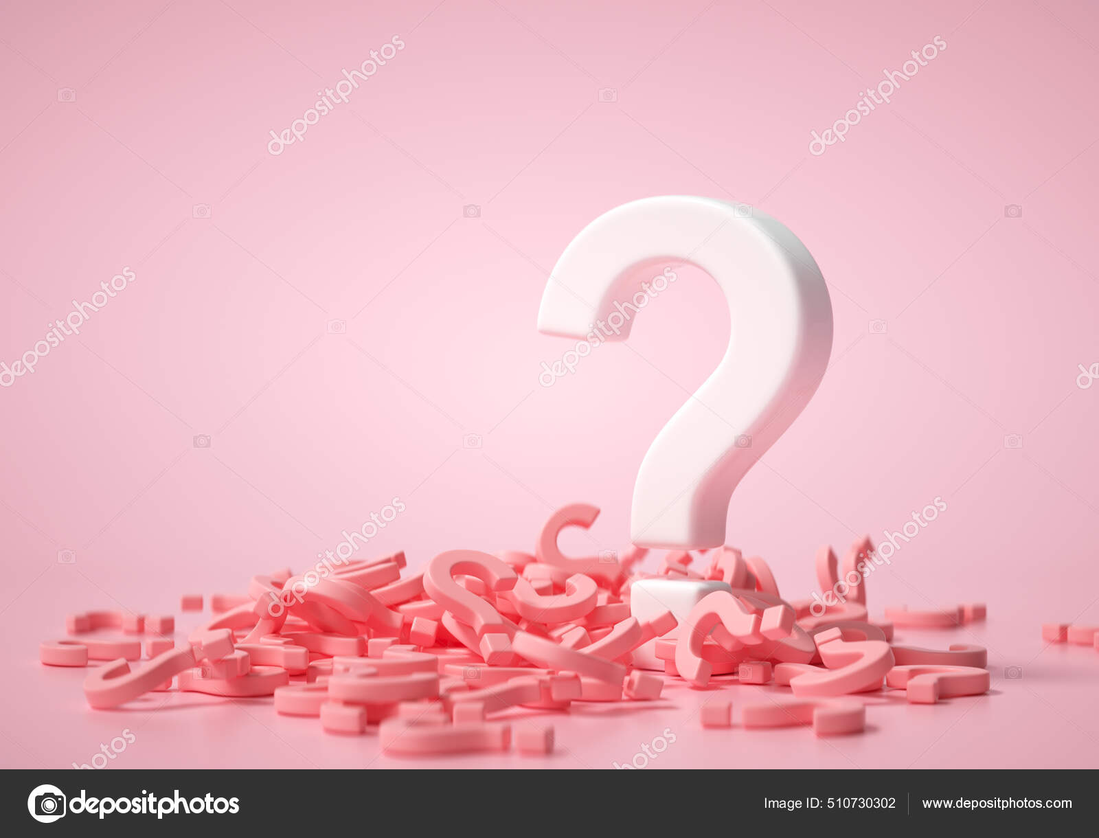 Fragezeichen Symbol Großes Weißes Fragezeichen Auf Rosa Hintergrund ...