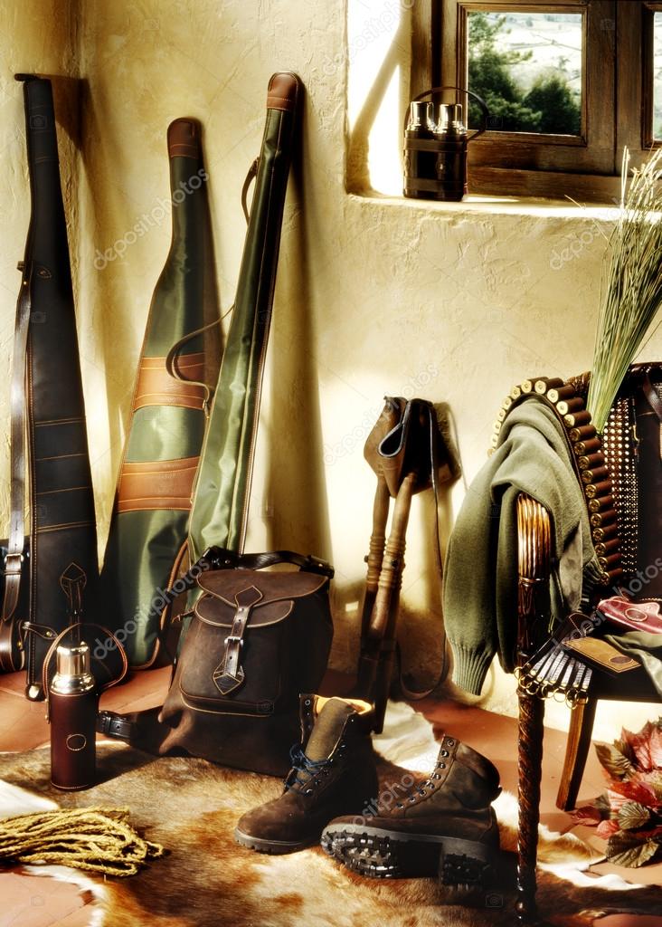 Hunting equipment — Stock Photo © estudiosaavedra #52114503