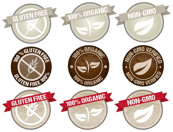 Nutrition Facts Label Icon Set Vector Stock Vector Image by ...