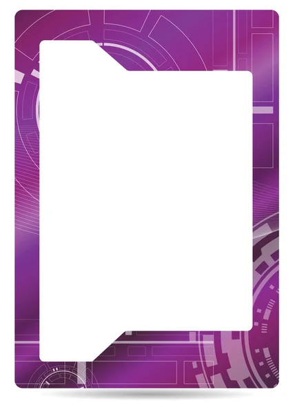 Dynamic Neon Waves Card Frame Template Design Abstract Background Stock ...