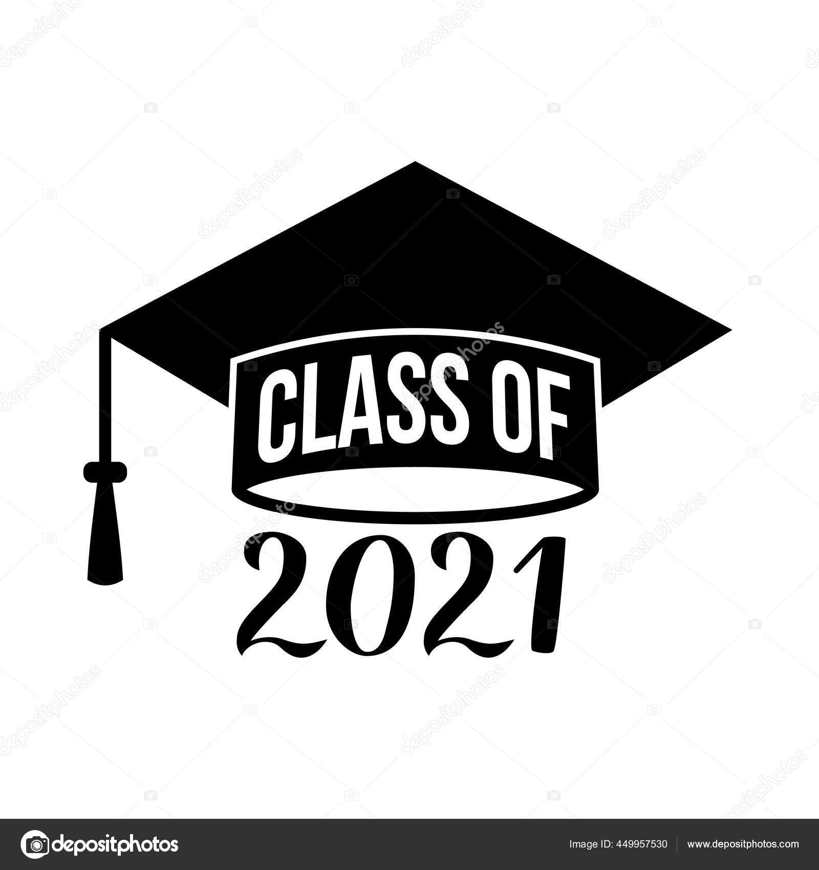 Class Lettering Graduation Cap Congratulations Graduates Typography ...