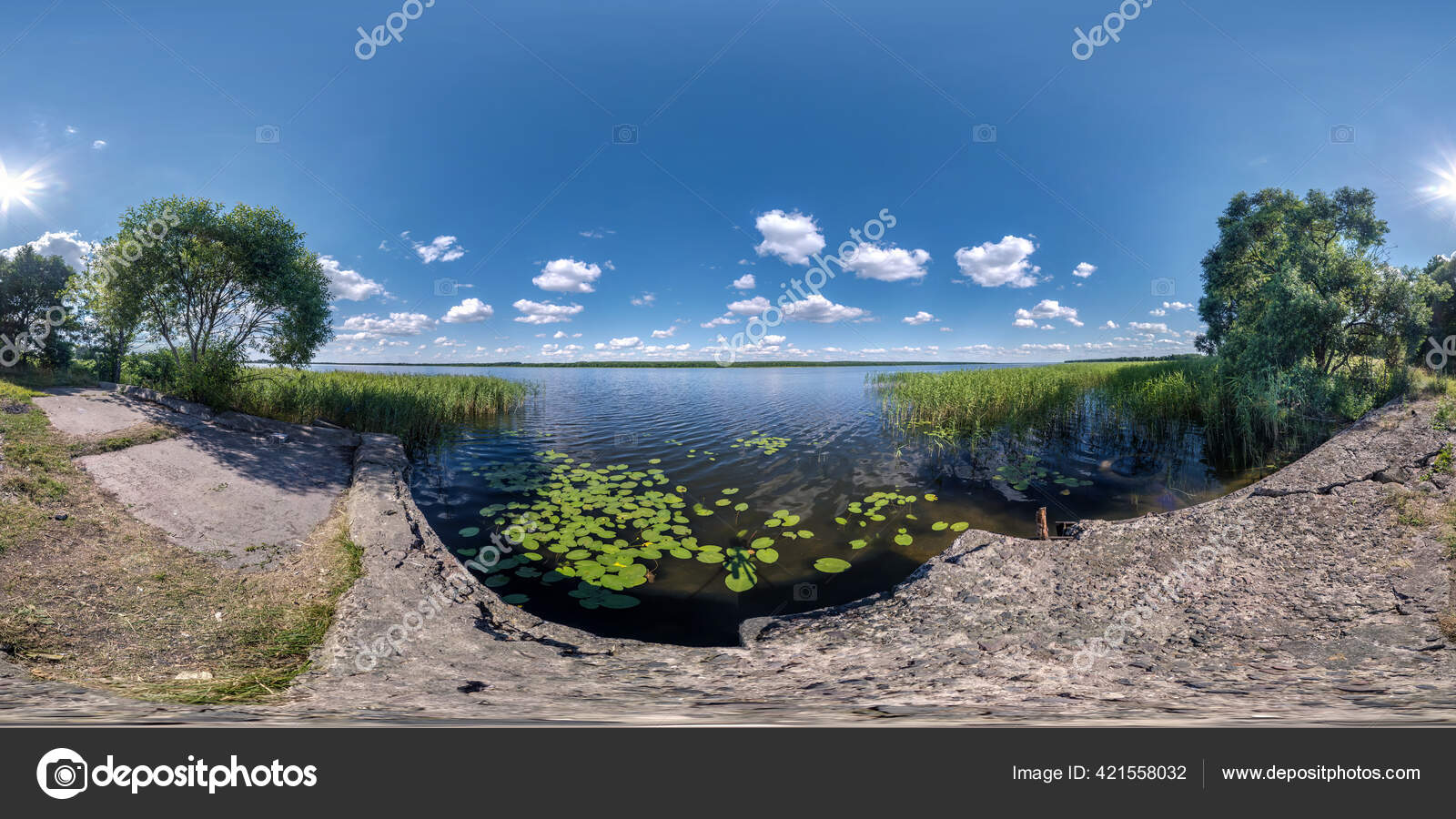 Completo Sin Costuras Esférico Hdri Panorama 360 Grados Ángulo Vista ...