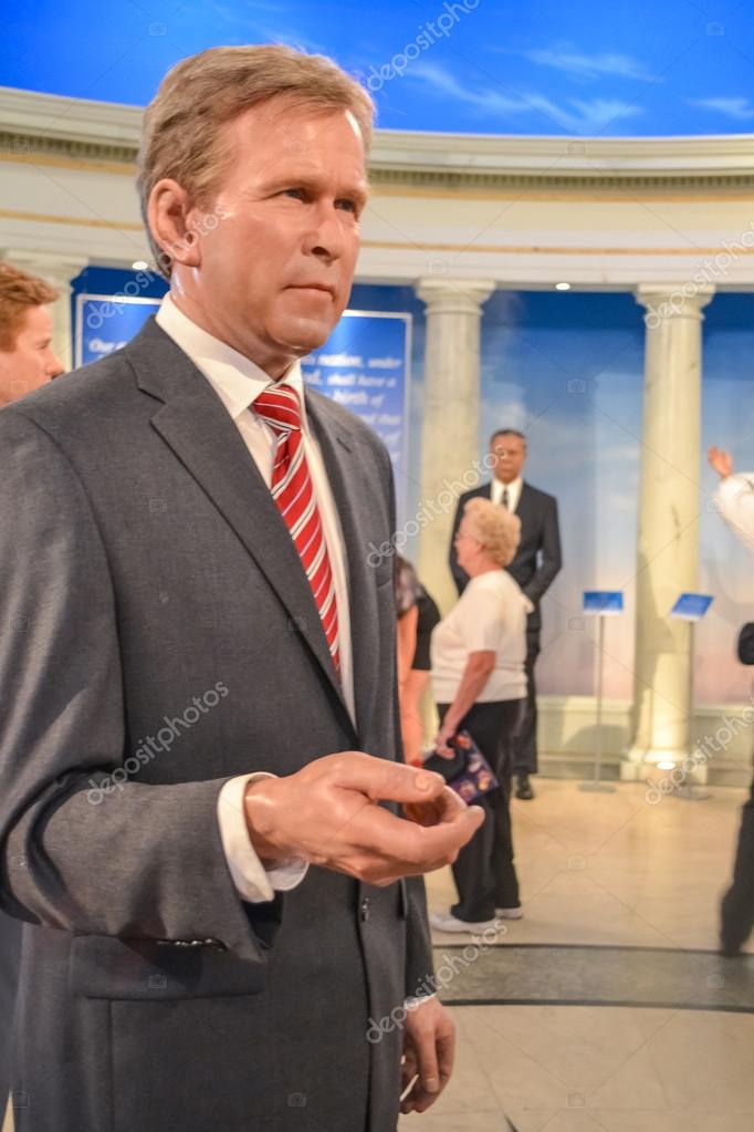 George Walker Bush wax figure in Madame Tussaud's museum in New York ...