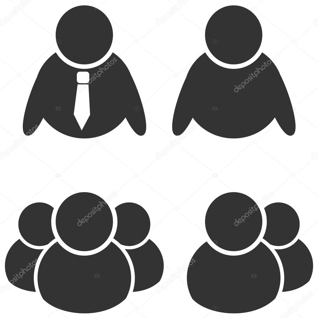 Emoticon group with tie — Stock Vector © hurgem #60964101