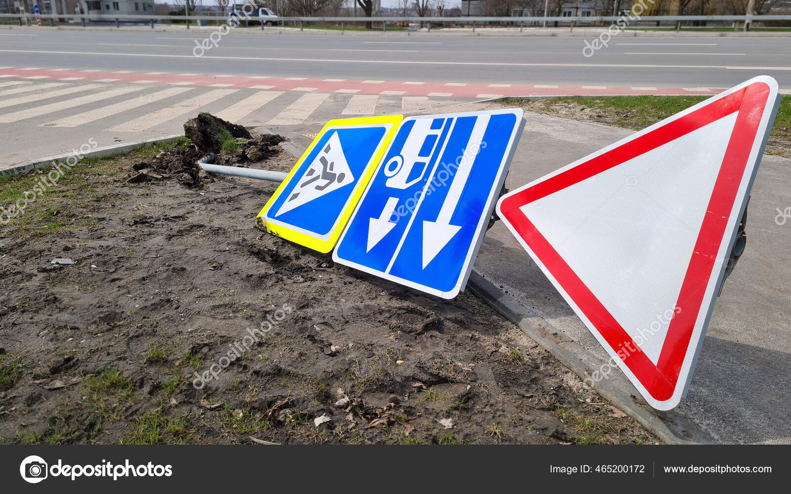 Damaged Traffic Sign