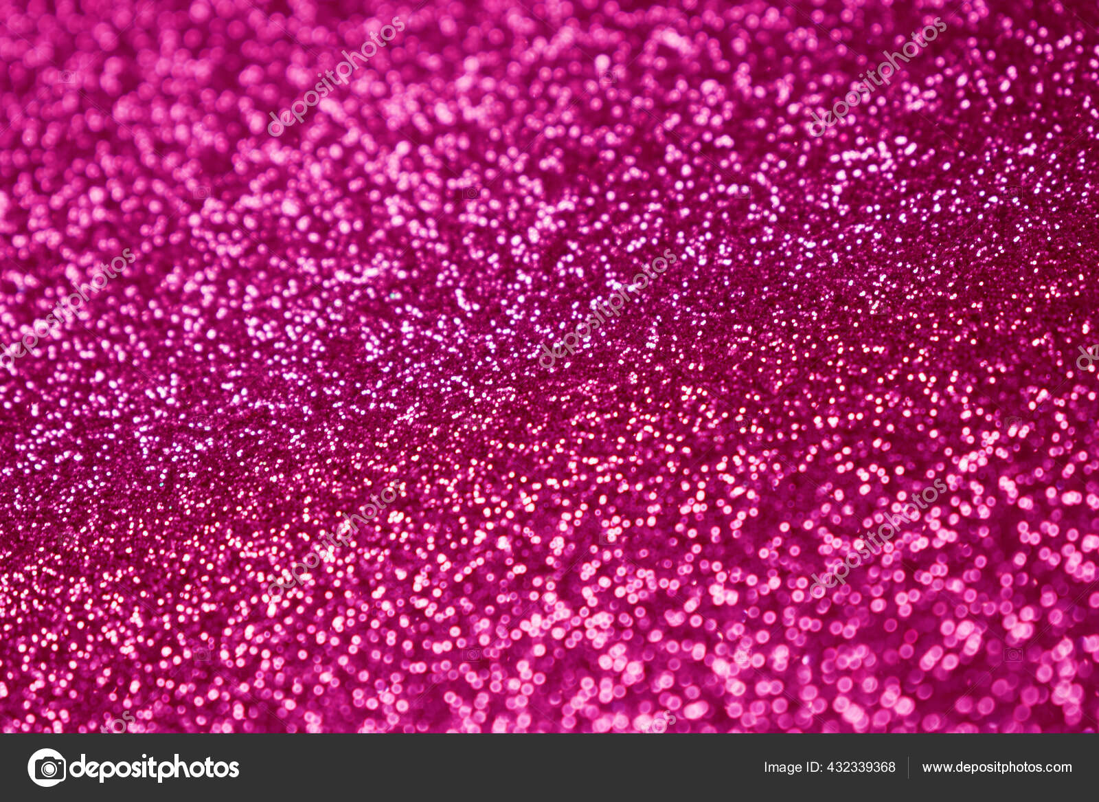 Pink Glitter Blurred Effect Fuchsia Color Glowing Holiday Light Circles ...
