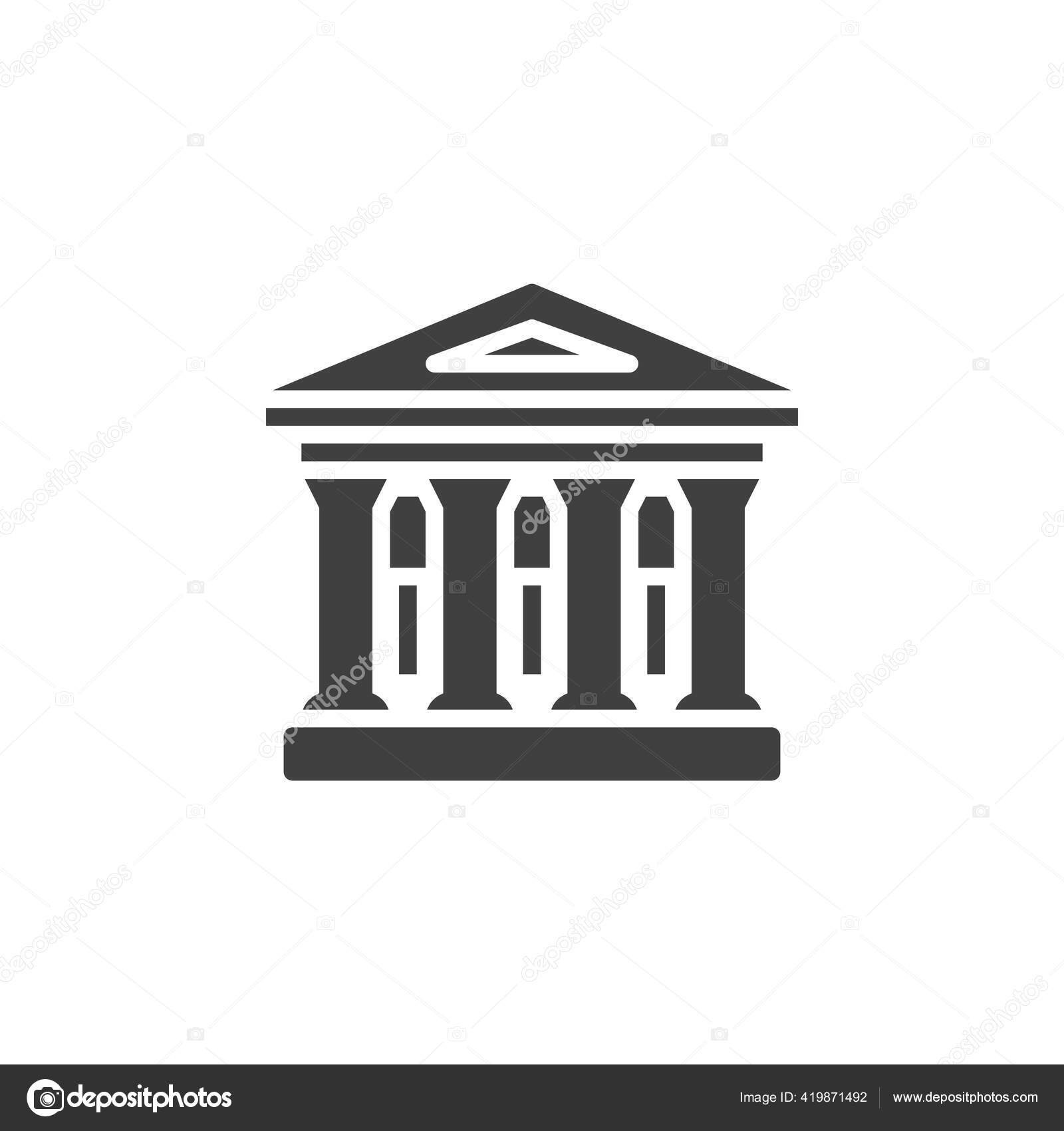 Museum building vector icon Stock Vector Image by ©avicons #419871492